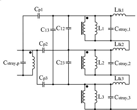 Equivalent Circuit Model Of A High‐voltage Switching Transformer With