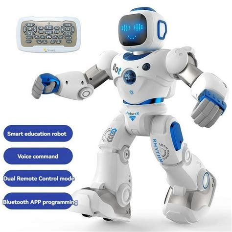 Intelligent App Control Large Programmable Interactive Rc Robot Can