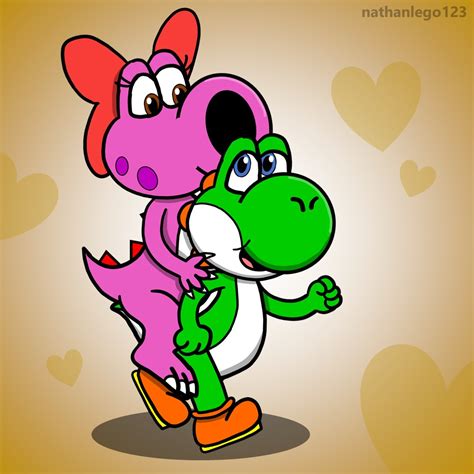Request Birdo Riding Yoshi By Nathanlego123 On Deviantart