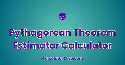 Pythagorean Theorem Calculator Find The Missing Side Of A Right Triangle
