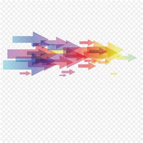 炫彩箭头PNG图片素材下载 图片编号qlbbalep 免抠素材网