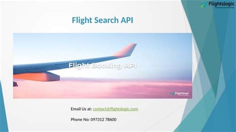Flight Search Api Flight Search Api Integration Ppt