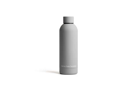 Norman Foster Foundation Water Bottle Grey Shop Norman Foster