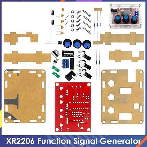 1hz 1mhz Xr2206 Function Signal Generator Diy Kit Sine Triangle Square Output Signal Generator