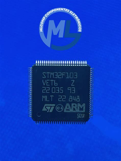 Circuito Integrado Stm32f103vet6 Smd Lqfp 100 St Mlcomp