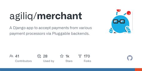 Github Agiliq Merchant A Django App To Accept Payments From Various Payment Processors Via