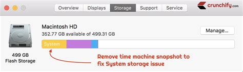 More Than 250gb System Storage Usage After Upgrading To Macos X High