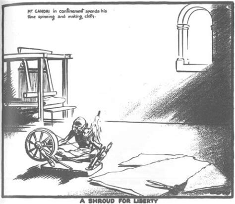 Gandhi In Cartoons