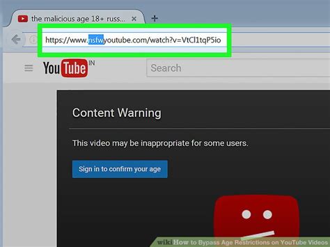 Ways To Bypass Age Restrictions On YouTube Videos WikiHow