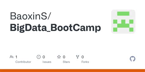 github baoxins bigdata bootcamp