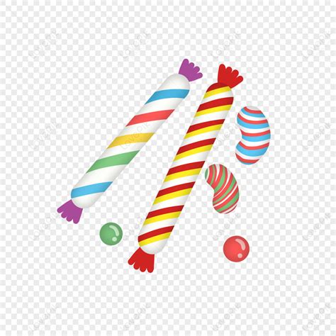 손으로 그린 화려한 크리스마스 일러스트 사탕리스트색깔 Png 일러스트 무료 다운로드 Lovepik