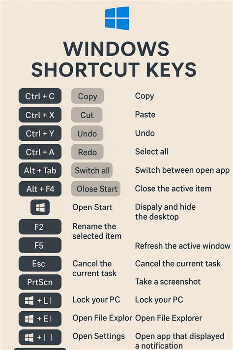 Top 20 Must Know Windows Shortcut Keys For Productivity In 2025 Typing Tutorial Typing Skills
