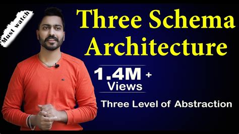 lec 6 three schema architecture three level of abstraction database management system youtube