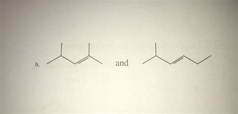 Solved Indicate If The Following Pairs Of Structures