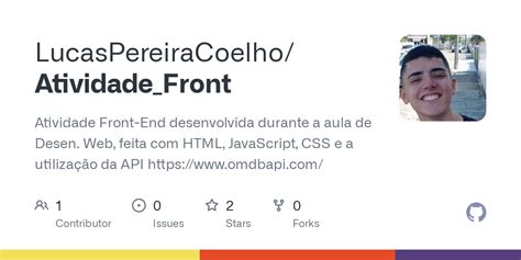 Github Lucaspereiracoelho Atividade Front Atividade Front End Desenvolvida Durante A Aula De