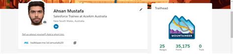 Ahsan Mustafa On Linkedin Salesforcetraining Trailhead Trailblazer Salesforceadmin…