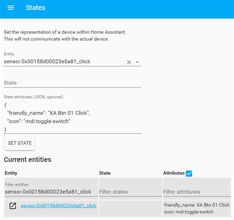 Programmatically Set State Of Sensor Configuration Home Assistant Community