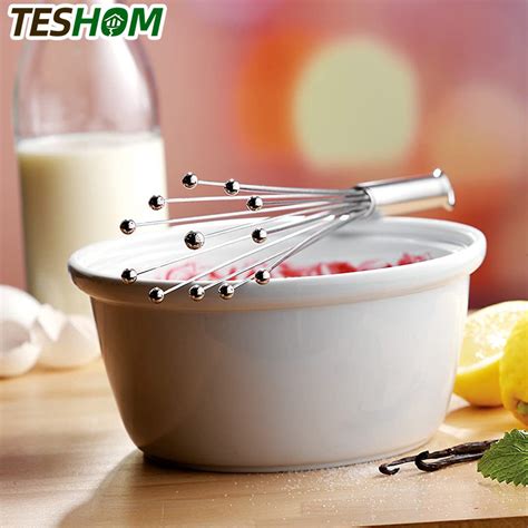 Badu Bg 12 инчова топка от неръждаема стомана Разбиване Тел Разбиване на яйца Кухненски бъркалки