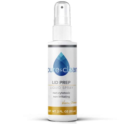 Pure And Clean Lid Prep Spray Products Invision Optometry San Diego