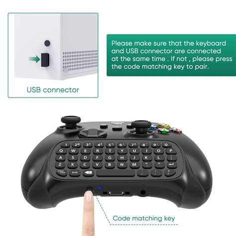 Wireless Controller Keyboards For Xbox Series X S 2 4g Usb Receiver Controller