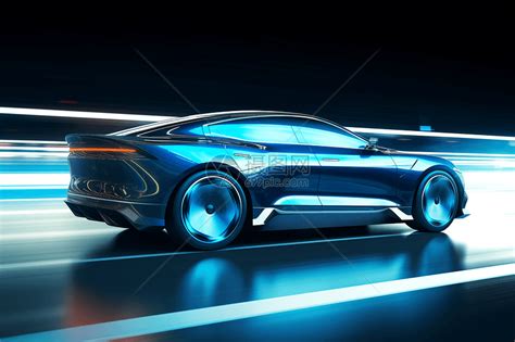 科技感高速行驶的汽车图片素材 正版创意图片600123722 摄图网