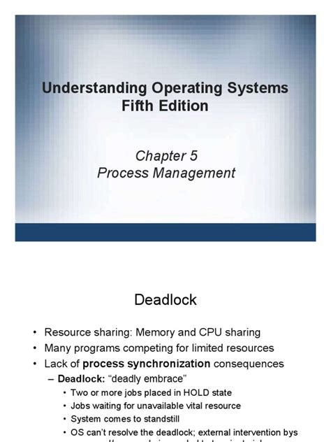 understanding operating systems fifth edition process management