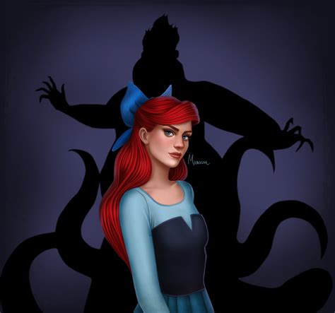 Ariel And Ursula By Manuzan On Deviantart