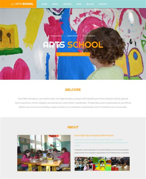 School Website Templates Free Download Html With Css Jquery Function Intelkindl