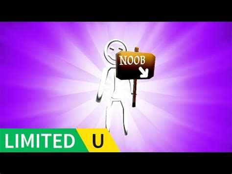 LIMITED CONSIGUE BILLY NOOB GRATIS EN ROBLOX YouTube