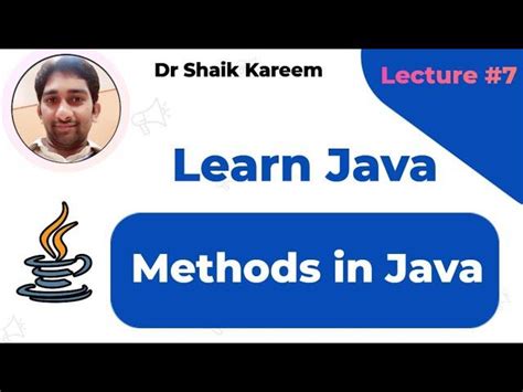 Dr Shaik Kareemulla On Linkedin Methods In Java Creating User