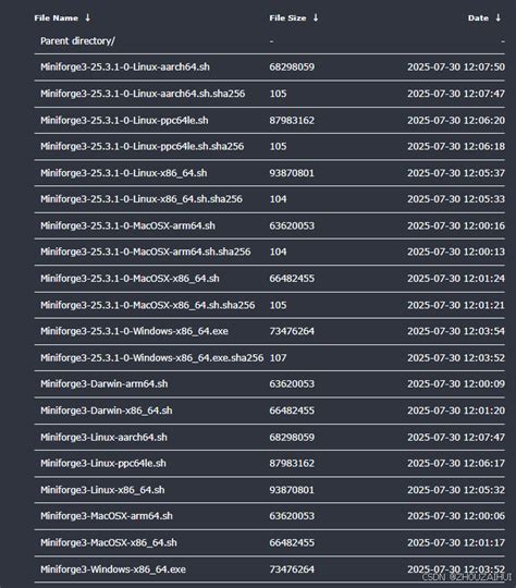Miniforge安装教程 Csdn博客