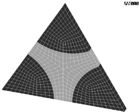 Finite Element Model Of A Unit Cell Created Using The Ansys Software Download Scientific Diagram