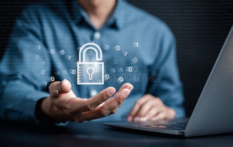 Cybersecurity And Privacy Concepts To Protect Data Businessman With Internet Network Security