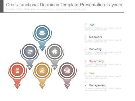 Cross Functional Decisions Template Presentation Layouts Powerpoint