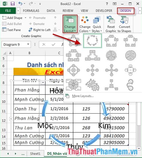 How To Insert A SmartArt Object In Excel