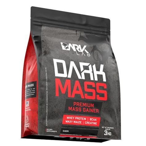 Hipercal Rico Dark Mass Kg Whey Protein Creatina Albumina Waxy Maize Zero Gordura Ganho De