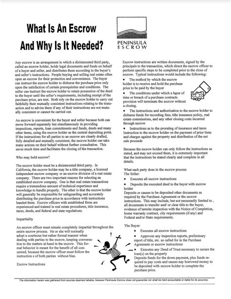 Information Peninsula Escrow