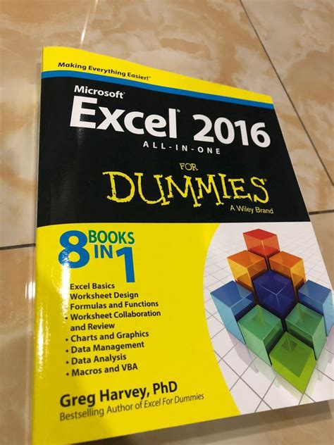 Microsoft Excel For Dummies Hobbies And Toys Books And Magazines