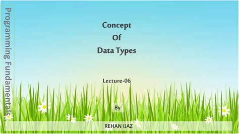Programming Fundamentals Lecture 6 Ppt