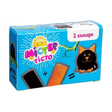 Набор для творчества Strateg Мистер тесто Кот, на украинском языке, от ...