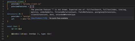 Errors Hide Other Errors Issue 1327 Prisma Language Tools GitHub