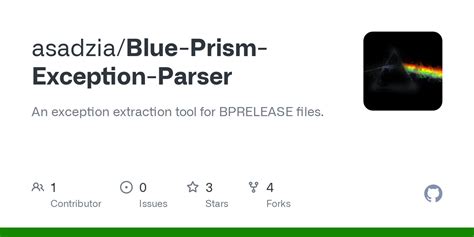 Github Asadziablue Prism Exception Parser An Exception Extraction