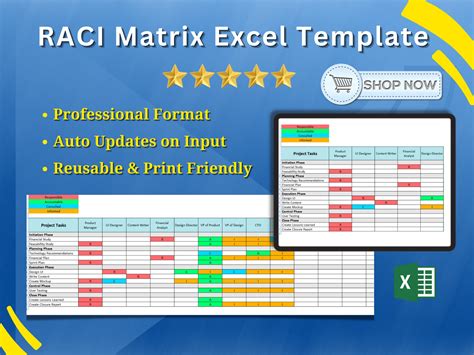 Raci Matrix Excel Template