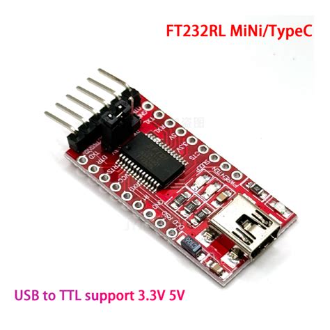 Ft232rl Ft232 Ftdi Usb 3 3v 5 5v To Ttl Serial Adapter Module For
