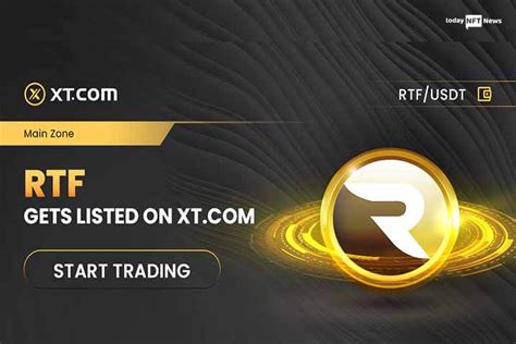 Xtcom Lists Rtf With Tether Trading Pair In Its Main Zone