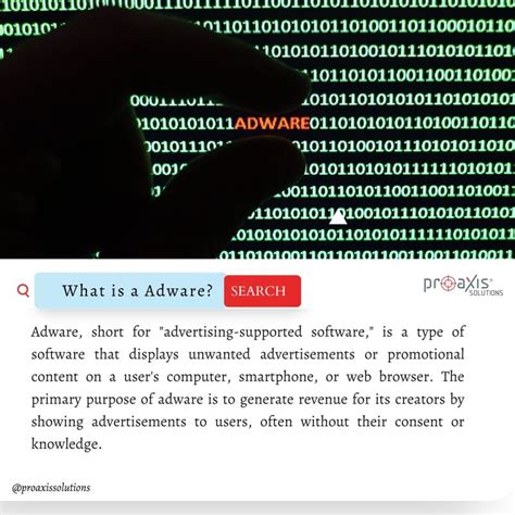 Proaxis Solutions On Linkedin Adware Advertising Browser Network Data Cyberattack