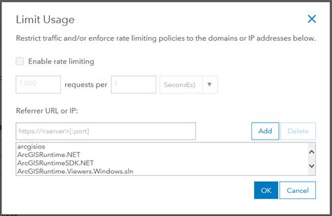 Adding An Agol Service With Limit Usage To Arcgis Esri Community