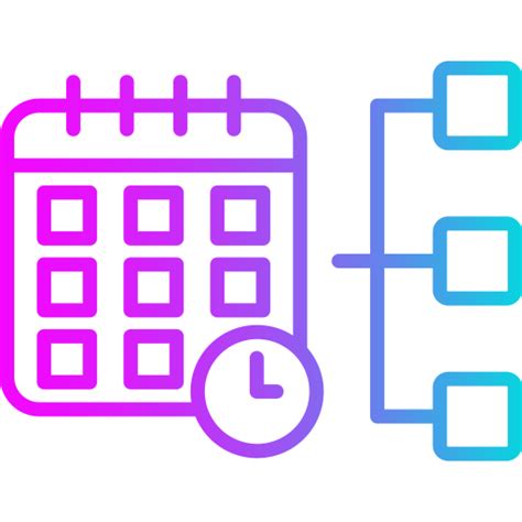 Schedule Generic Gradient Outline Icon