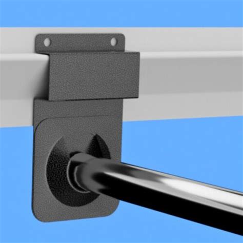 Stainless Steel Wardrobe Rail Set Hobbs Displays