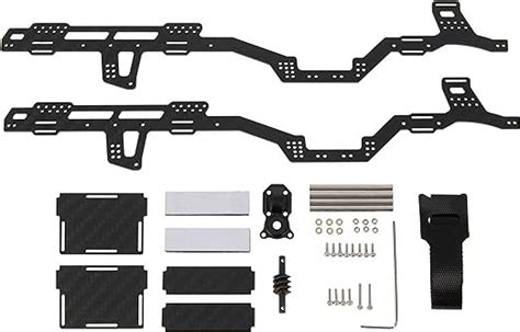 Meus Racing Scx24 Lcg Chassis Carbon Fiber Frame For Axial Scx24 6×6 Rc Crawler